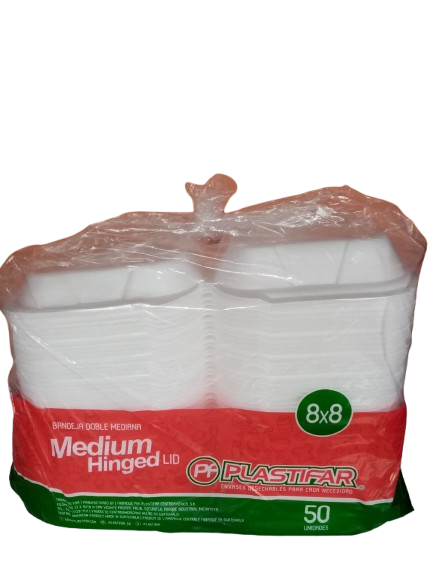 Bandeja 8X8 Foam Plastifar Con Division 20/50 Millar – Distribuidora B&M