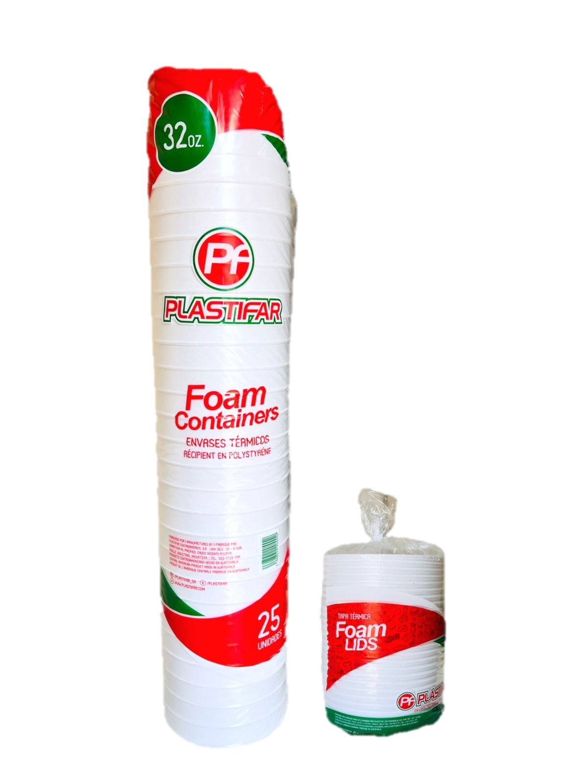 Contenedor 32oz Con Tapa Plastifar 10/25 Caja – Distribuidora B&M
